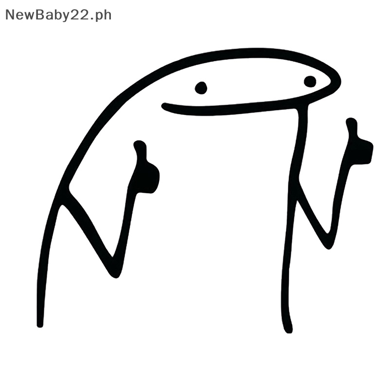 NewBaby STICK MAN THUMBS UP」MEME SERIES CAR DECAL AUTOMOTIVE DIE-CUT ...