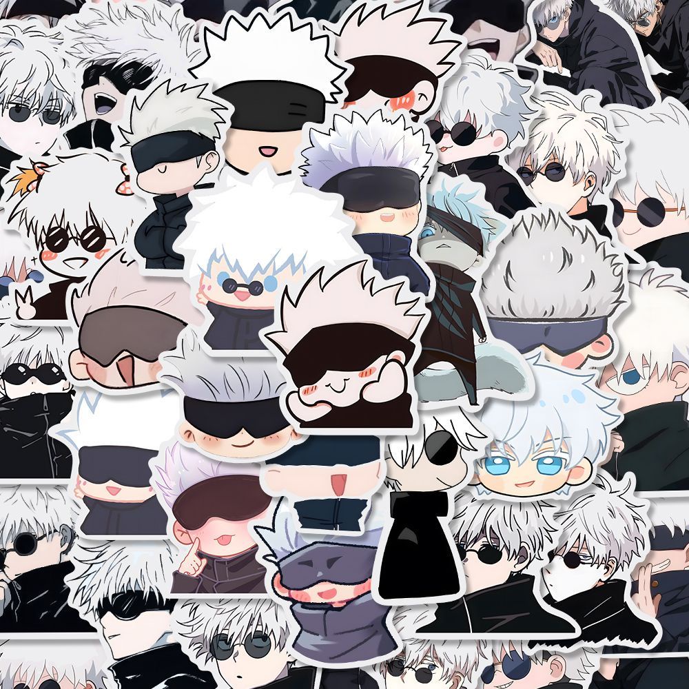 108 Q version cute Gojo Satoru special-shaped stickers two-dimensional ...