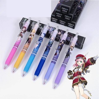 Random 1Pcs Game Genshin Impact Cute Pendant Roller Ball Pen Cartoon ...
