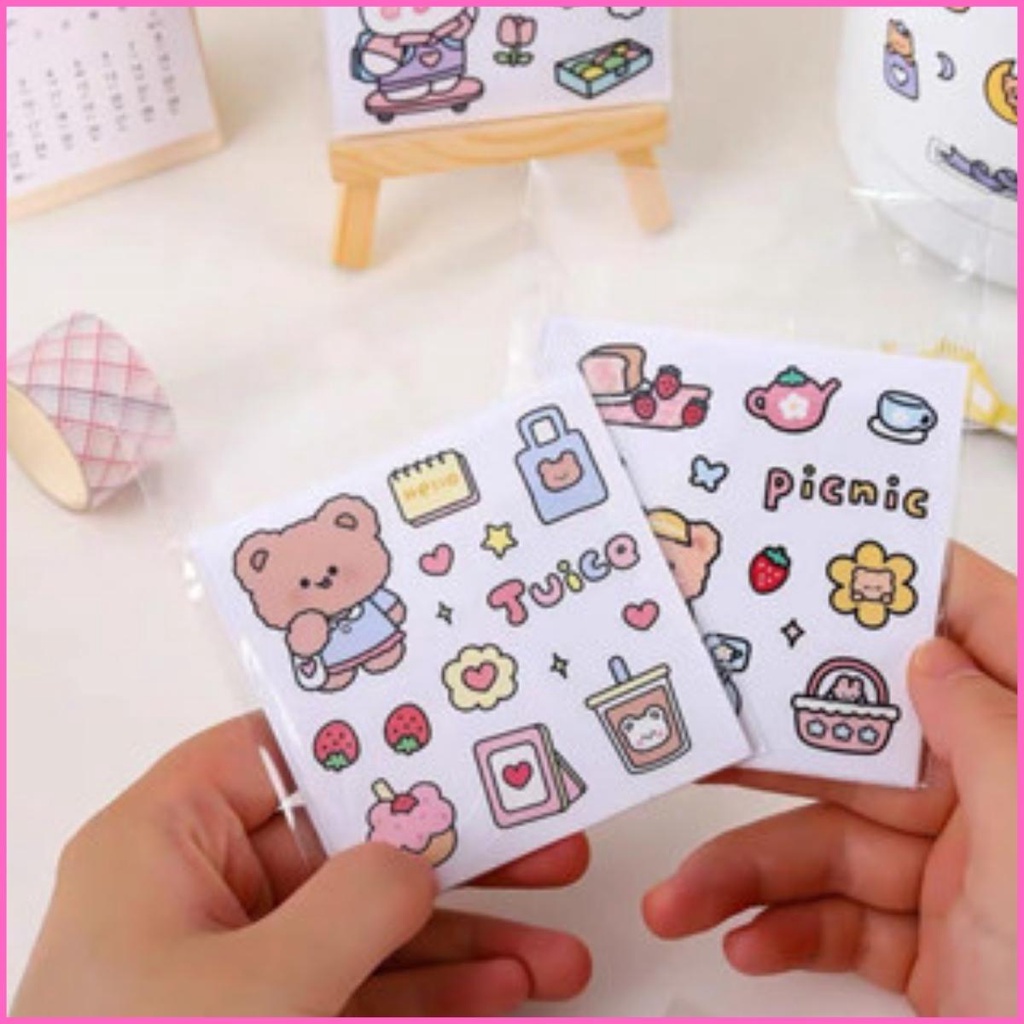 Cute 2D Sticker, random cute 2D Sticker for water bottle BBG0718 ...