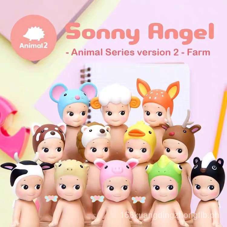 sonny angel Animal 2 series Blind Box new version of Pink Pig yellow ...