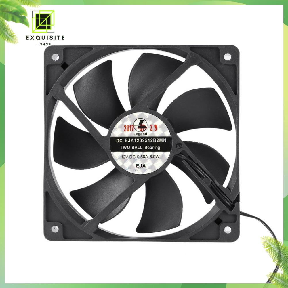 【EST】 12cm Big 4 Pin High Speed Desktop Chassis Fan 12V Large Air ...