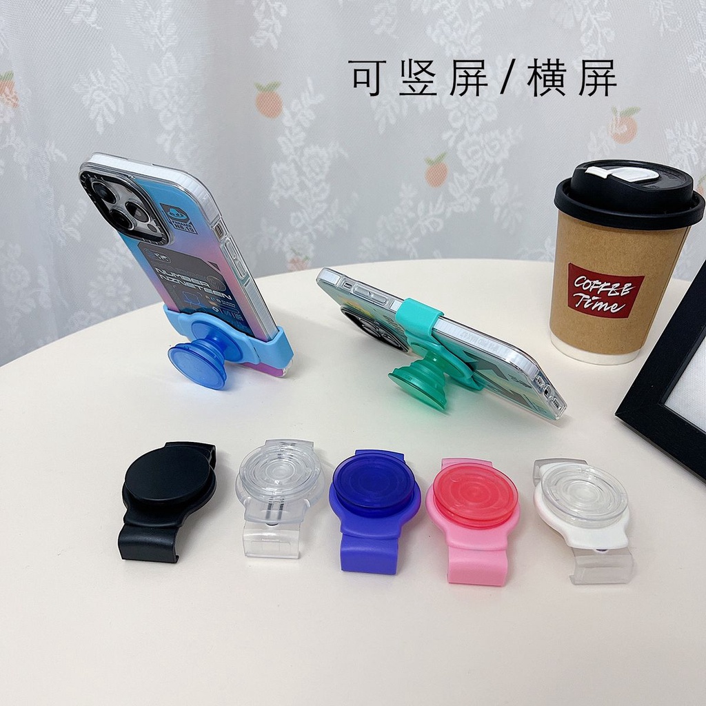 Universal Slide Phone Holder with Stretchable Foldable Desk Stand Pop ...