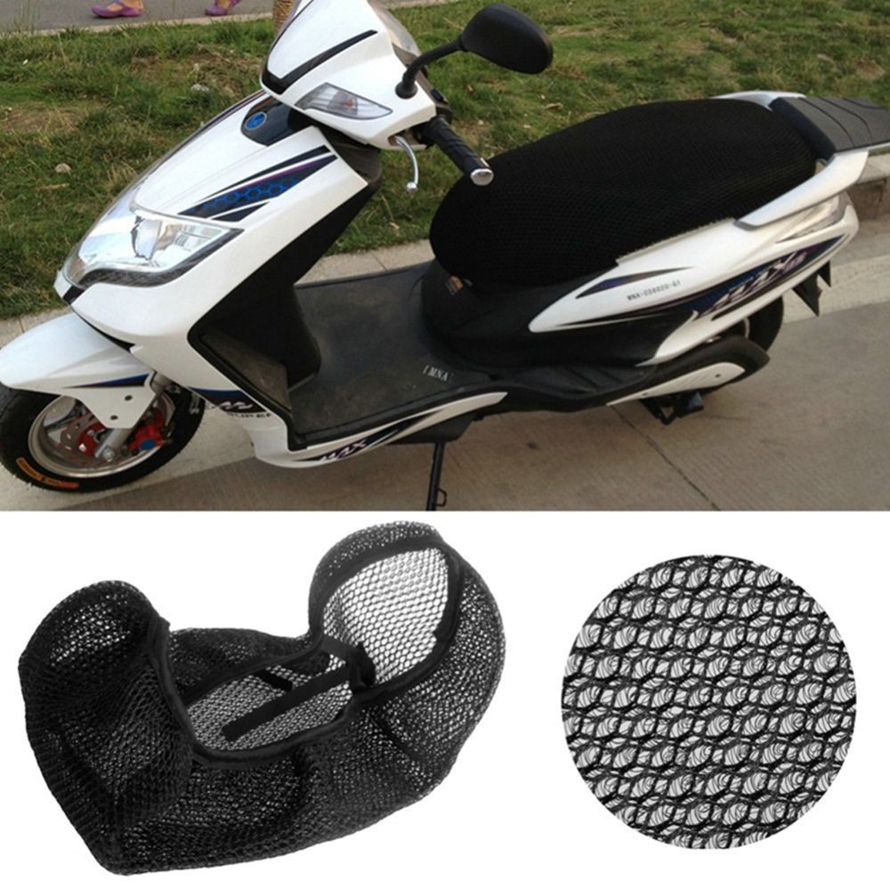 Anti-Slip 3D Mesh Fabric Seat Cover Breathable Waterproof Motorcycle ...