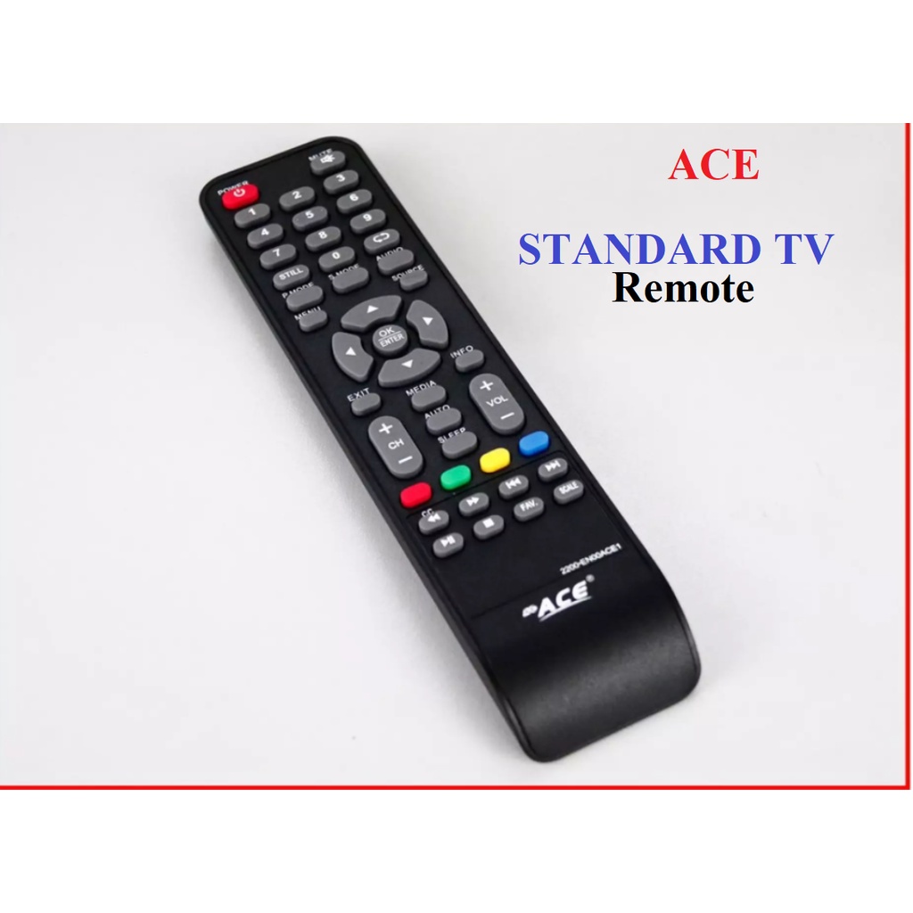 【hot sale】 ACE Remote Standard TV Remote ACE LED TV Remote Controller ...