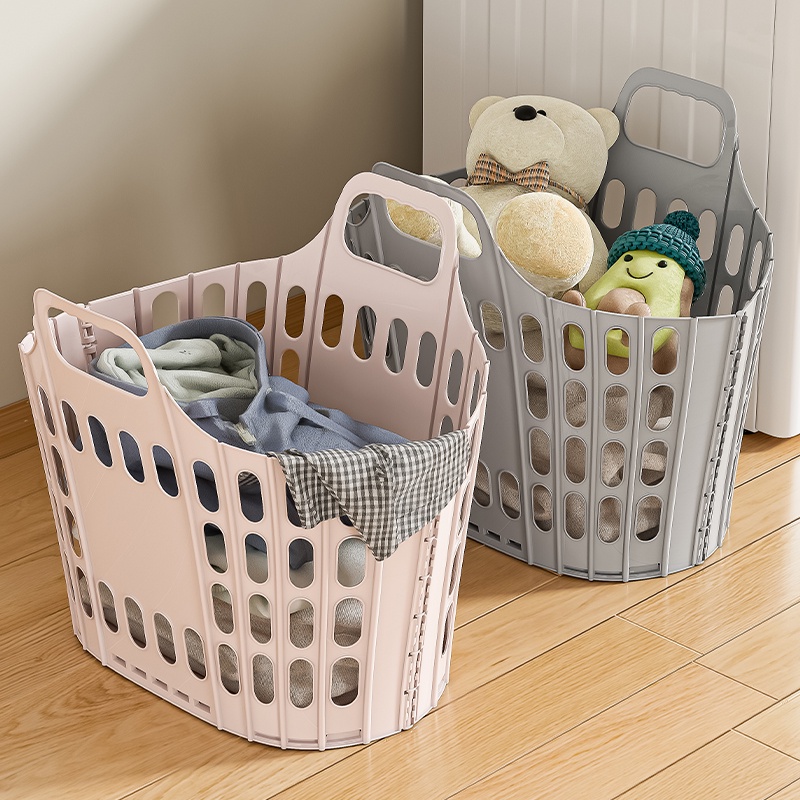 Portable Folding Dirty Clothes Basket Waterproof Dirty Clothes Storage ...