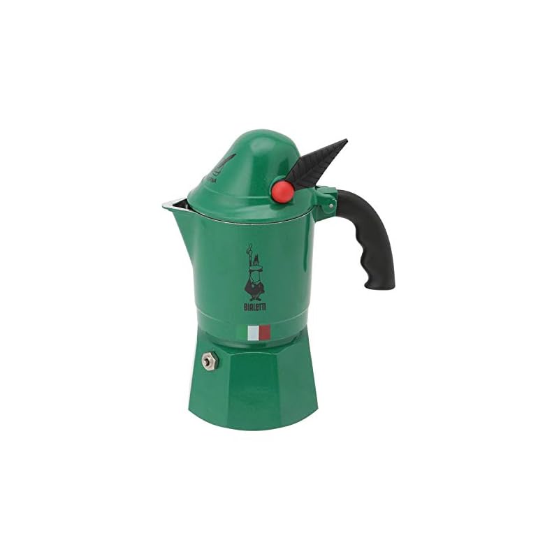 Bialetti Espresso Maker Direct-Fired Mocha Alpina 3-Cup Coffee ...