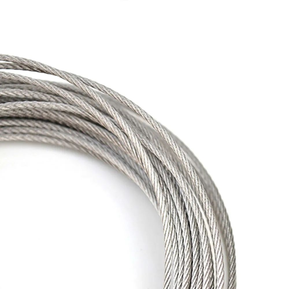 10 Meter 0.3-2mm 304 Stainless Steel Wire Rope Cable Flexible ...
