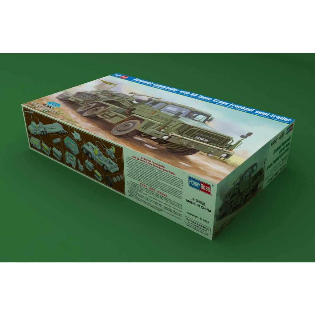 Trumpeter 85527 Adhesive Assembly Model 1/35 Scamer "Commander" Tank ...