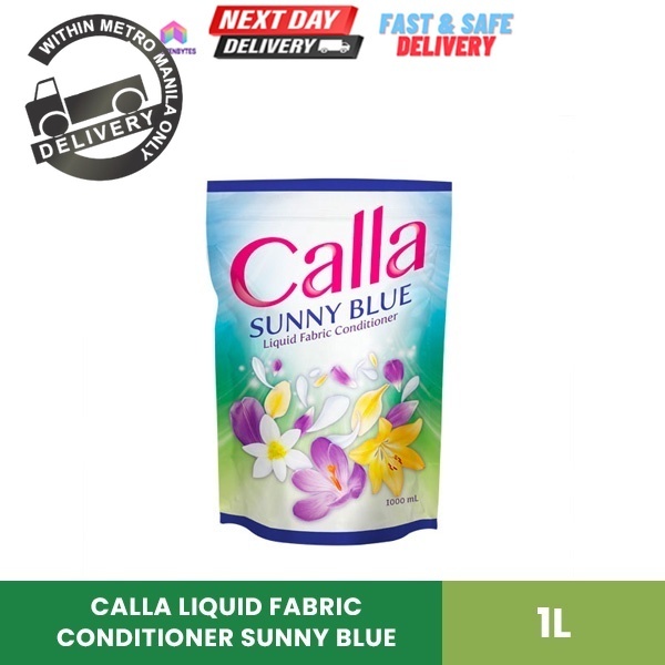 CALLA Liquid Fabric Conditioner Sunny Blue 1L | Shopee Philippines