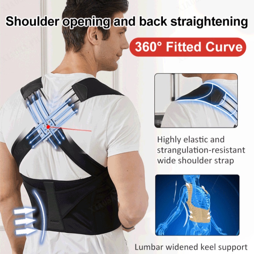 {COD}Professional Posture Correction Belt Posture Corrector Back Brace ...