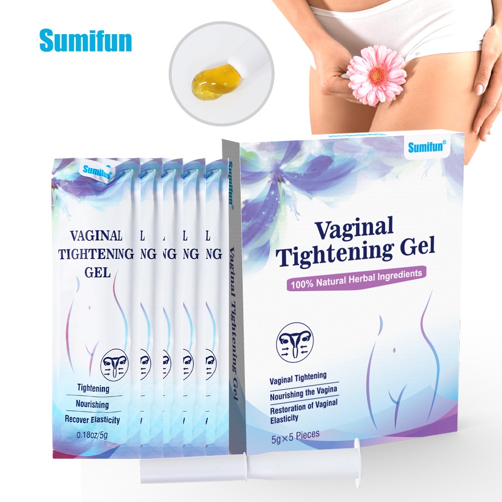 5pcs/box Tighten Vagina Feminine Sex Vaginal Care Gel Exciter For Women Vagina Tightening Gel ...