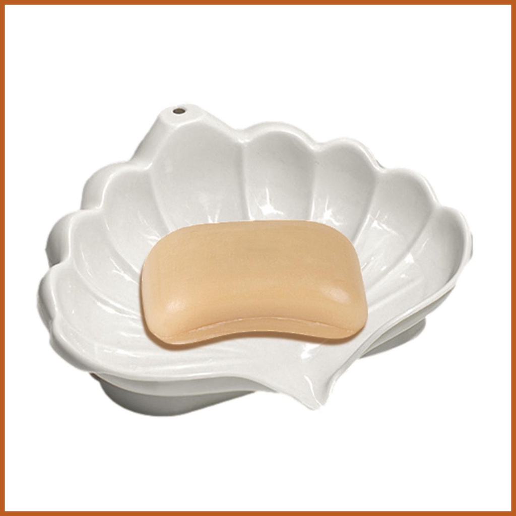 Sea Shell Soapbar Dishes Self Draining Soapbar Dish Universal Drain ...