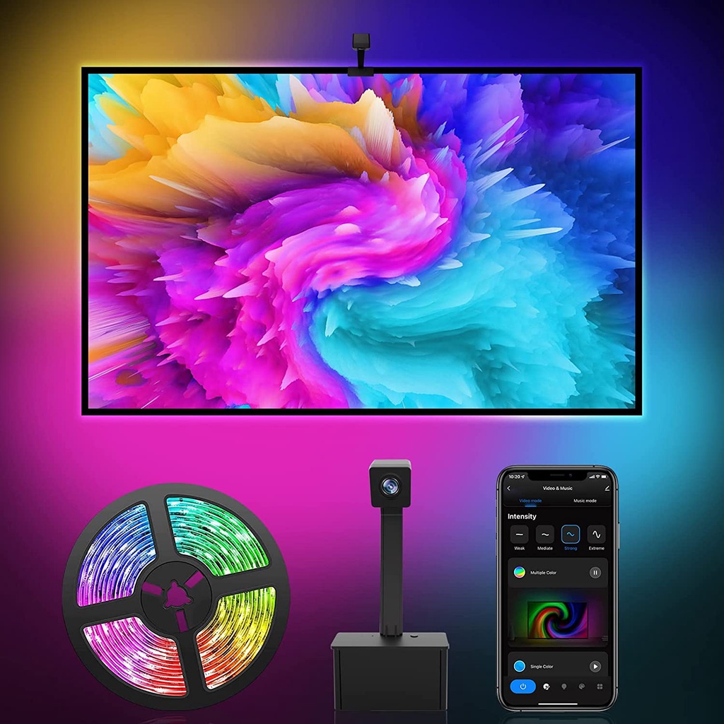 UNOLUX TUYA Backlight Led Tv for 21-65 Inch Screen Atmosphere Light ...