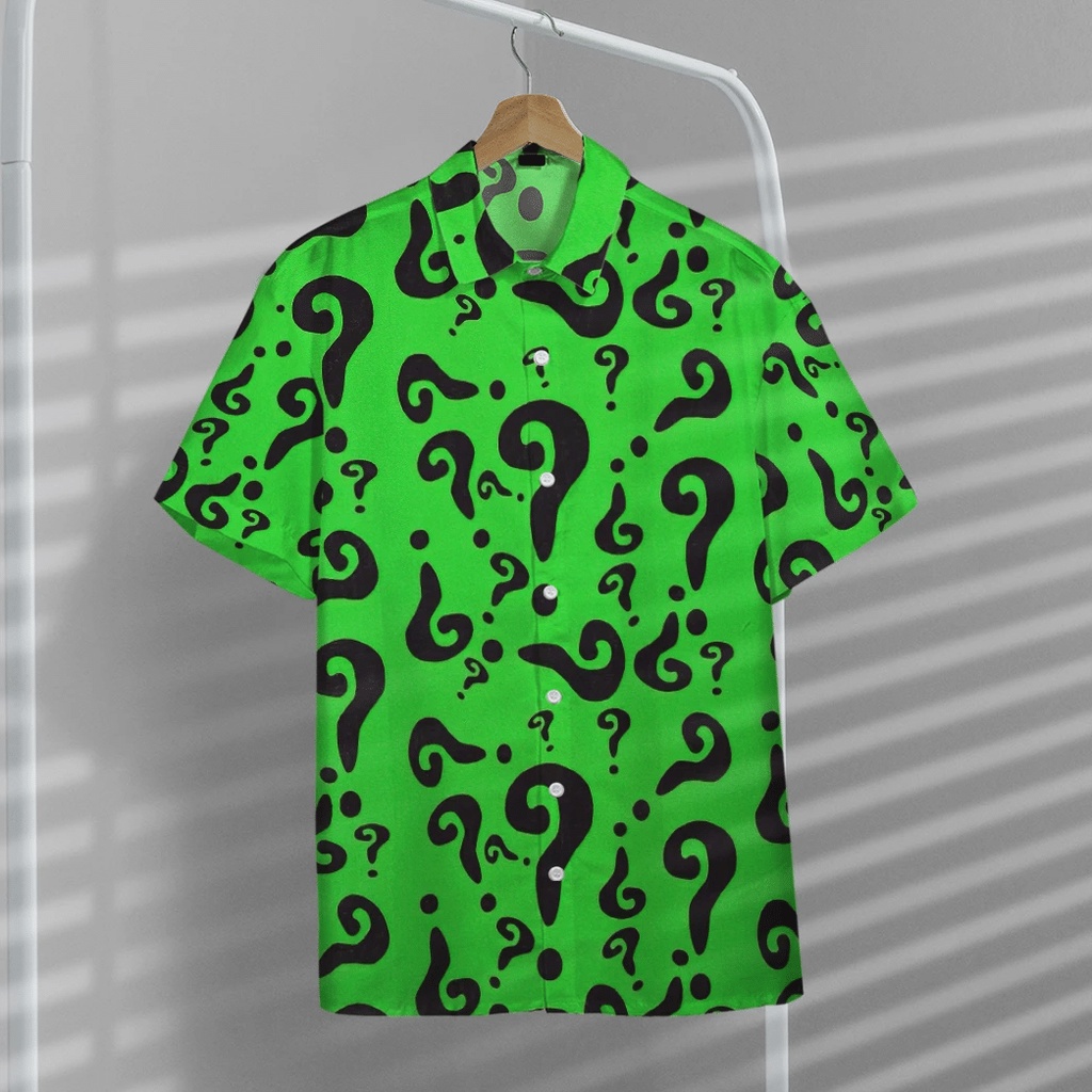 DC The Riddler Custom Hawaii Shirt | Shopee Philippines