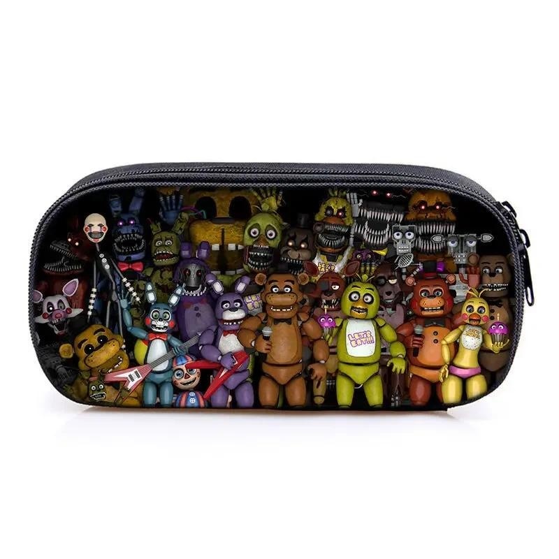 FNAF Pencil Series School at Freddie's Five Nights Pen bag with zipper ...