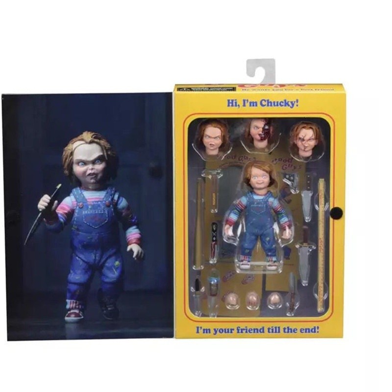 NECA Good Guys Child's Play Ultimate Chucky Figurine Collection Action ...