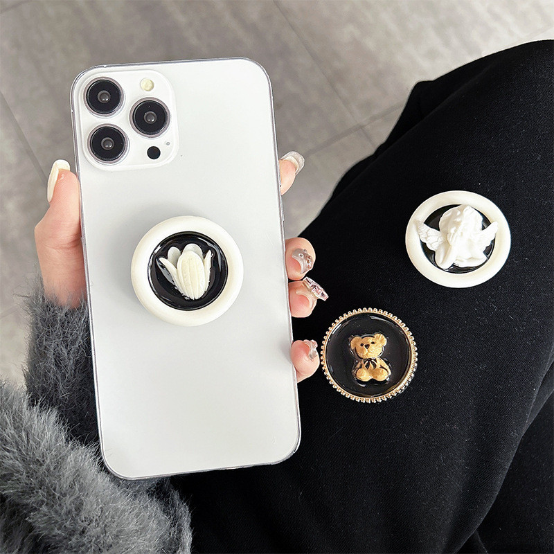 Round Cartoon Phone Grips Finger Ring Holder Color Griptok Bracket ...