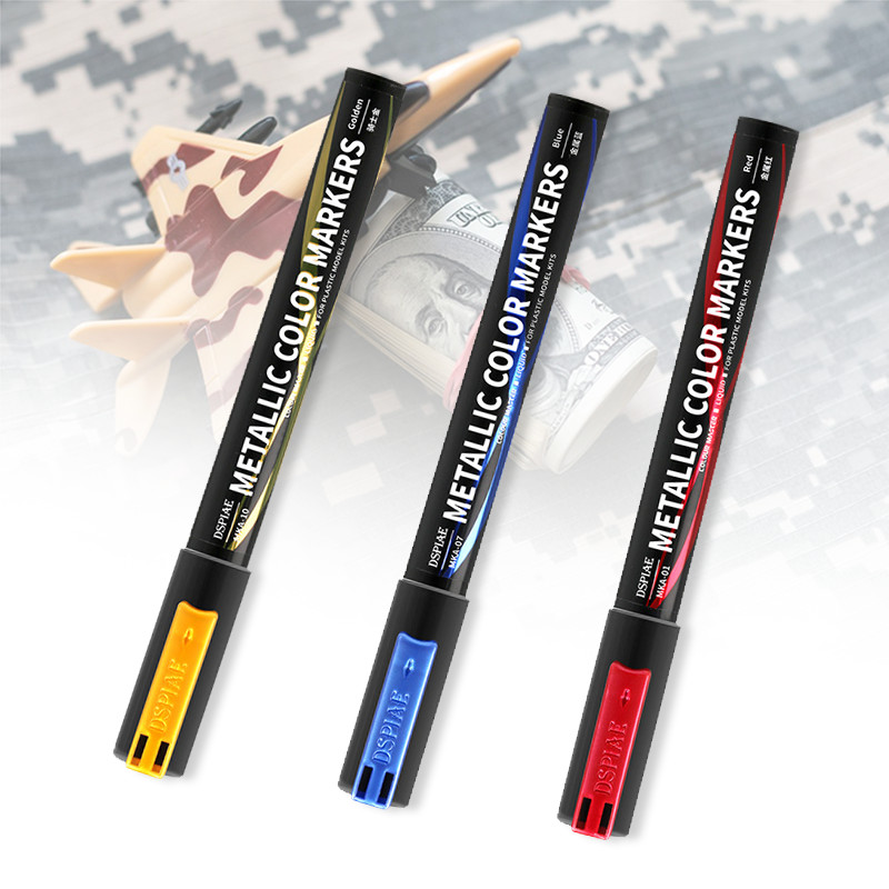 DSPIAE MKA Super Metallic Color Markers Gold/Blue/Red | Shopee Philippines