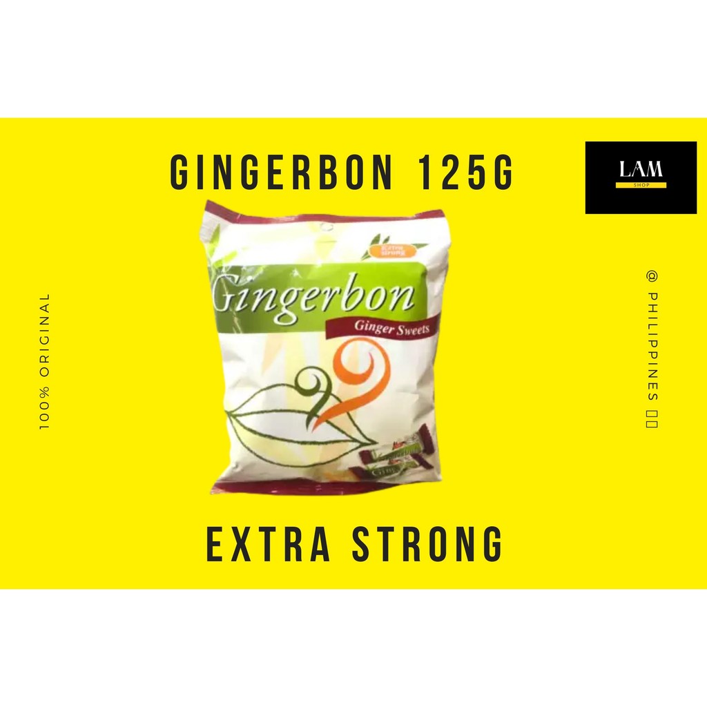 Gingerbon Ginger Sweets (extra strong) 125g | Shopee Philippines