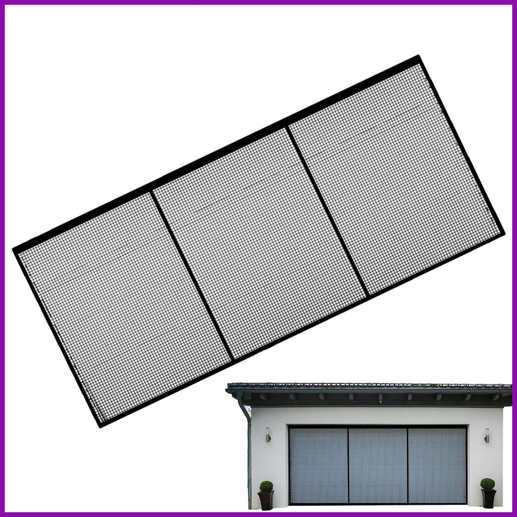 Garage Door Screen Magnetic Garage Net Screen Door for Garage ...