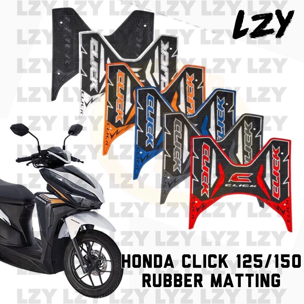 Honda Click V1 V2 125 150 Rubber Matting Anti Slip Premium Quality with ...