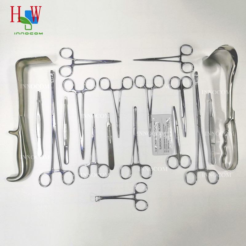 Obstetric Gynecological Medical Surgical Cesarean Section Instrument ...
