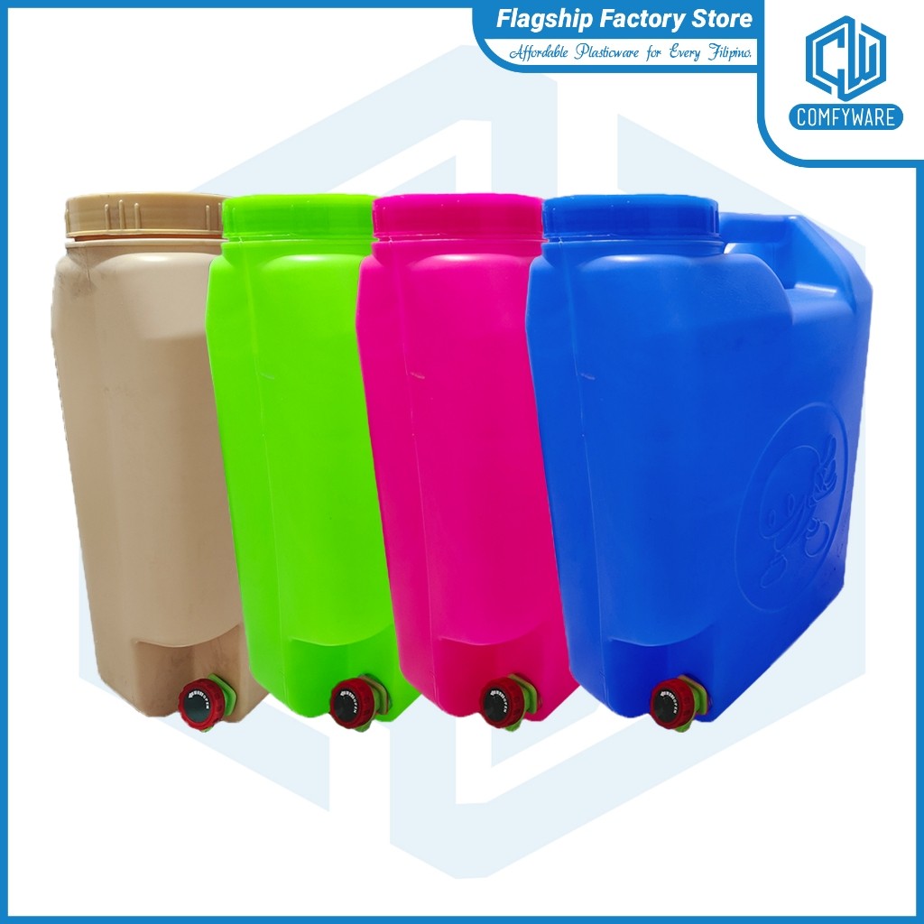 (1PC) 5 Gallon Square Water Container Five Gallon Jar 19L Colored Jug ... (1PC) 5 Gallon Square Water Container Five Gallon Jar 19L Colored Jug ...