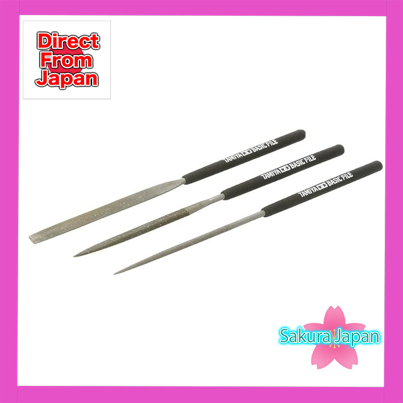 Tamiya Craft Tool Series No. 104 Basic File Set Fine Double Cut Model ...