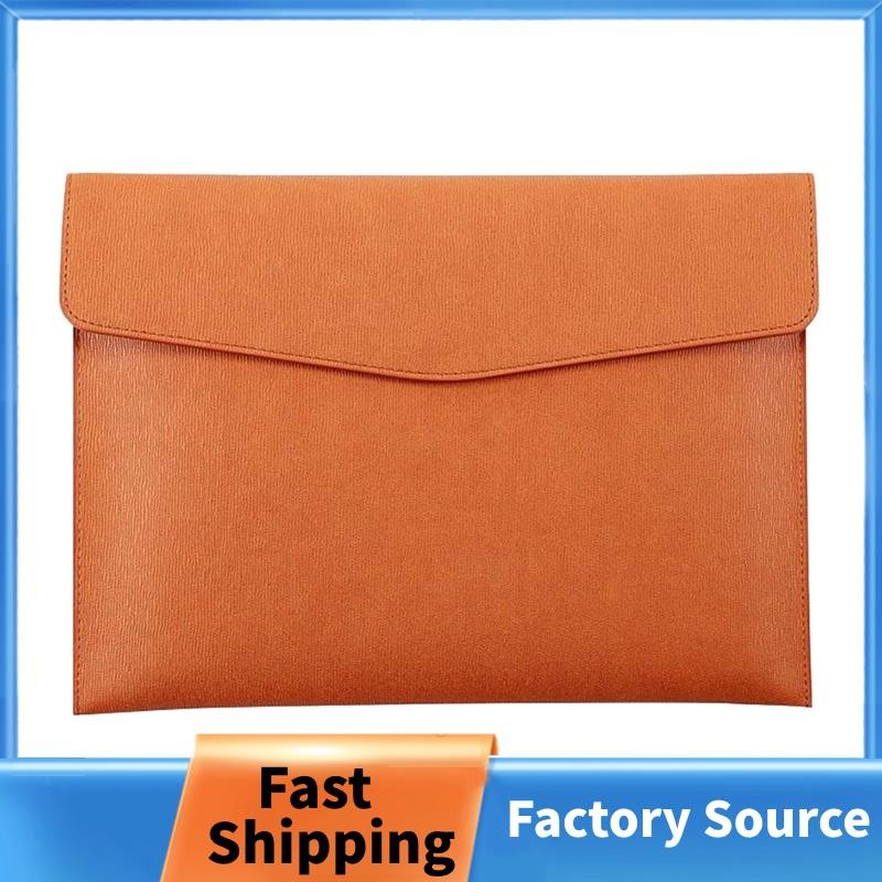 PU Leather A4 File Folder Document Holder Waterproof Portfolio Envelope ...