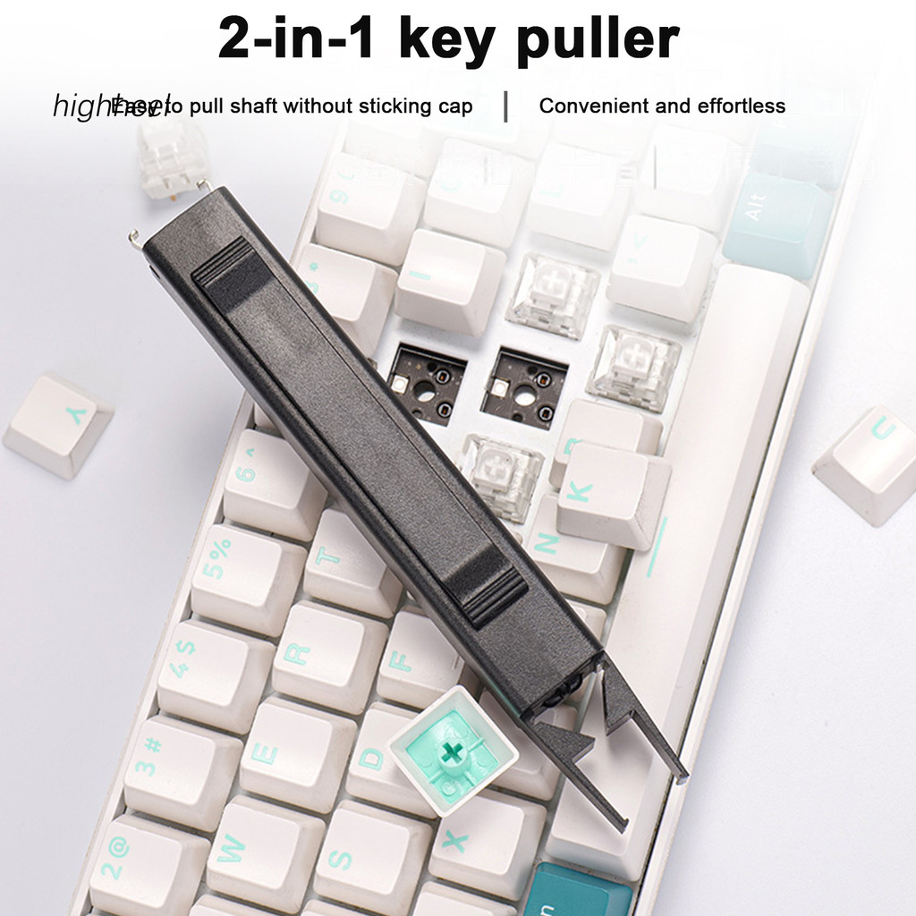 HHL Two-in-one Keyboard Keycap Puller Damage-Free Portable Key Shaft ...