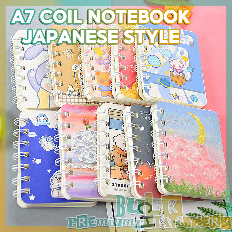 A7 Japanese Style Cartoon Pocket Book Notepad Office Stationery School ...