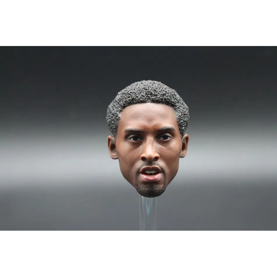MADE IN 1/6 KOBE Headsculpt Kobe Mamba No. 8 Open Mouth Retouched ...