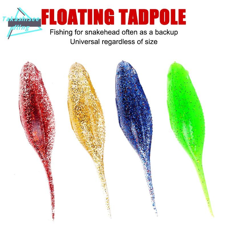 (Takashiseedling) Tpe Floating Tadpole 10.5cm12.5g Soft Bait For ...