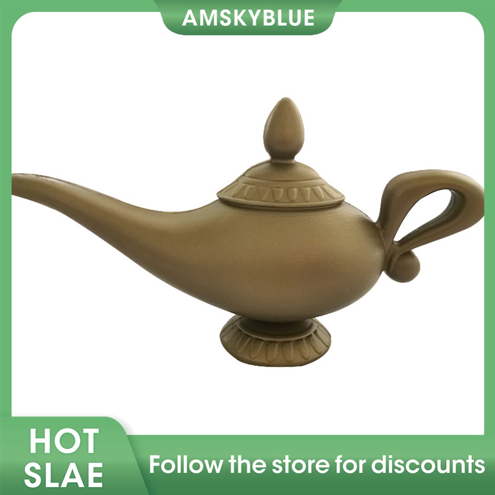 ASH-Plastic Aladdin Magic Genie Lamp Fancy Dress Cosplay Props ...