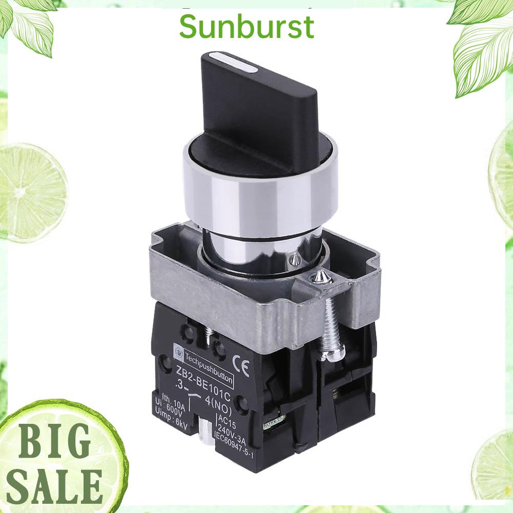 [Sunburst1.ph] 10A 3 Position 2NO Maintained Toggle Select Selector Switch XB2-BD33C | Shopee ...