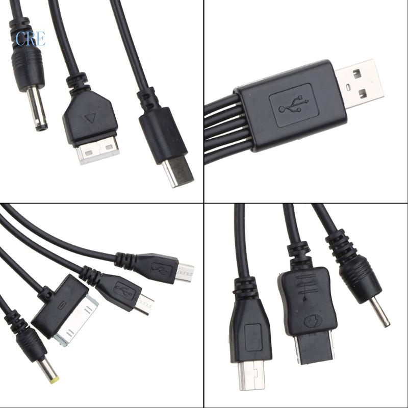 CRE Universal Multi Plug USB Cable Charger USB Adapter Cable Data Wire ...