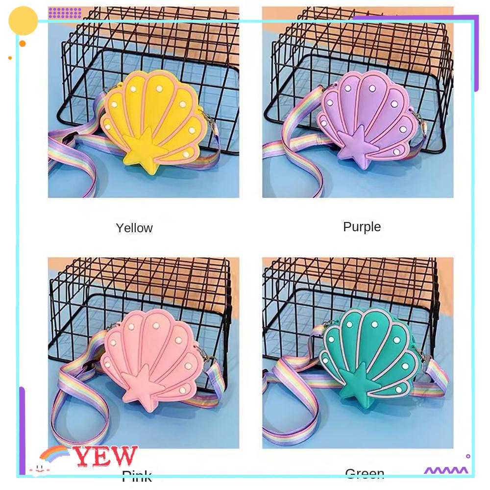 YEW Shell Shaped Design, Bubble Silicone Coin Bag, Premium Squeeze Toy ...