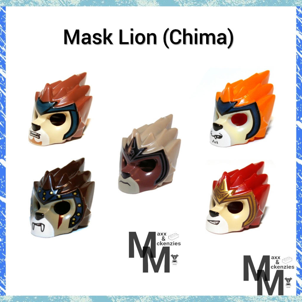 Mask Lion (11129pb) LEGO Chima Minifigure Headgear | Shopee Philippines