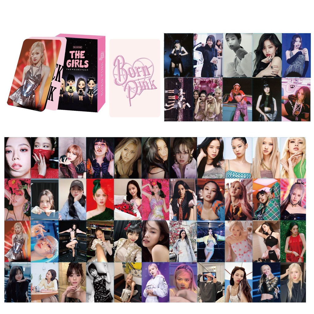 50-55pcs BP 7th Anniversary Album Laser Holographic Lomo Cards THE ...