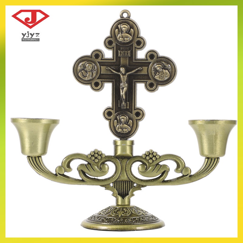 [READY STOCK] Christian Church Candlestick Vintage Home Decor Statue 2 ...