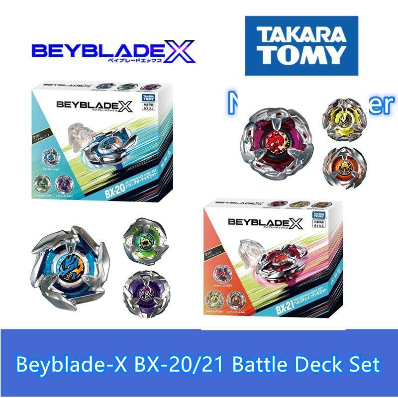 Original Takara Tomy Beyblade-X BX-20 BX-21 3xBoosters Battle Deck Set | Shopee Philippines