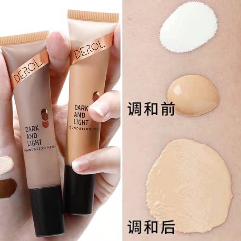 Foundation Toning Liquid Blending Deep Light White Blackening Deep Skin ...