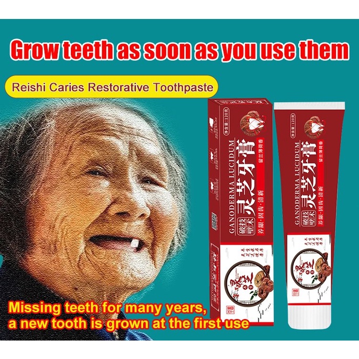 【99% Healing】Ganoderma lucidum Repair Toothpaste treat loose teeth ...