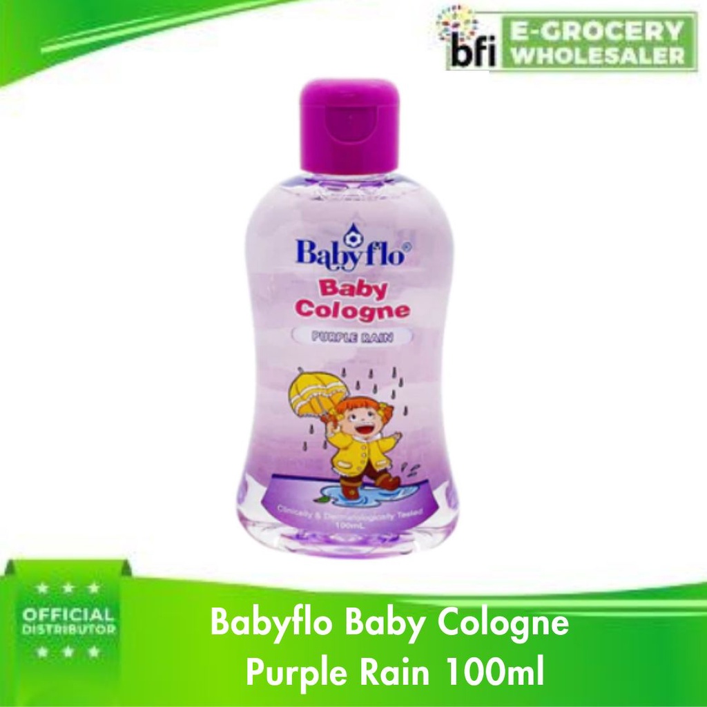 BFI E-Grocery Babyflo Baby Cologne Purple Rain 100ml | Shopee Philippines
