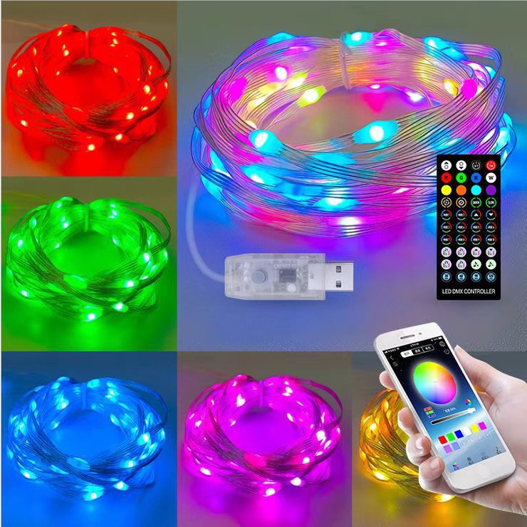 Mengqi Halloween WiFi Bluetooth Smart Led Rgbic Outdoor Waterproof ...