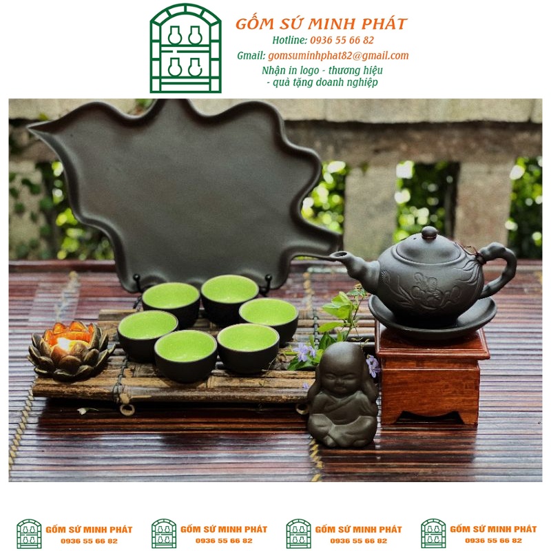 SA Bat Trang purple sand teapot; red terracotta, beautiful embossed ...