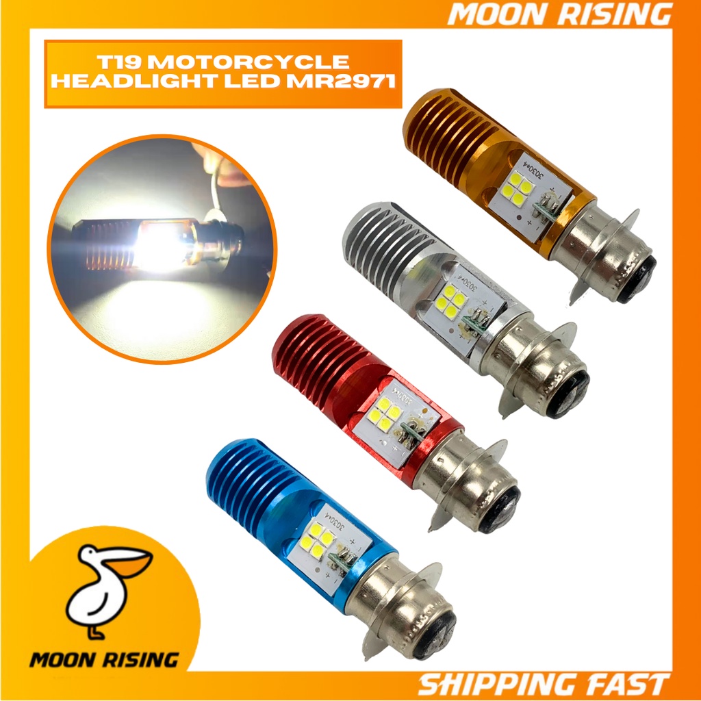 MOTORCYCLE T19 LED HEADLIGHT - MR2971 [MOONRISING] | Shopee Philippines