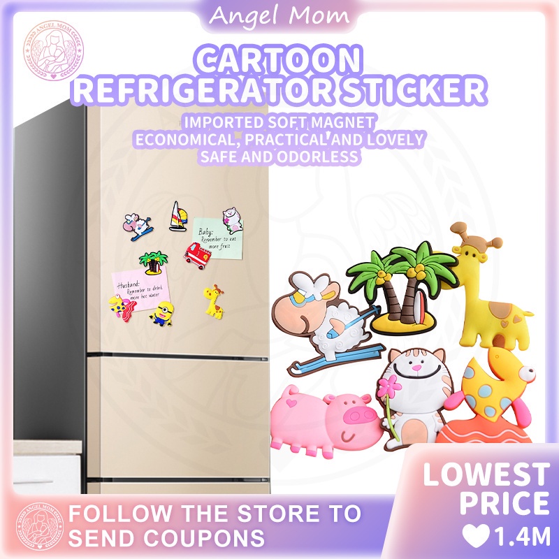 Fridge Magnets 3D Cartoon Message Board Tiles Blackboard Magnet ...