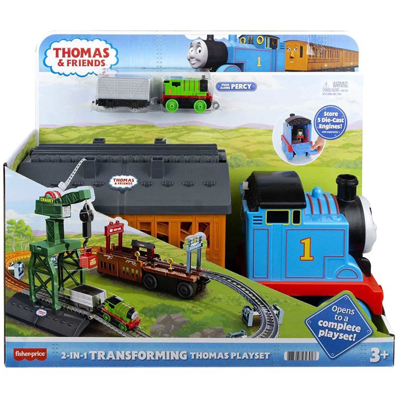 Thomas and Friends Luxury Car Transformation Set Children Boy Toy Train ...